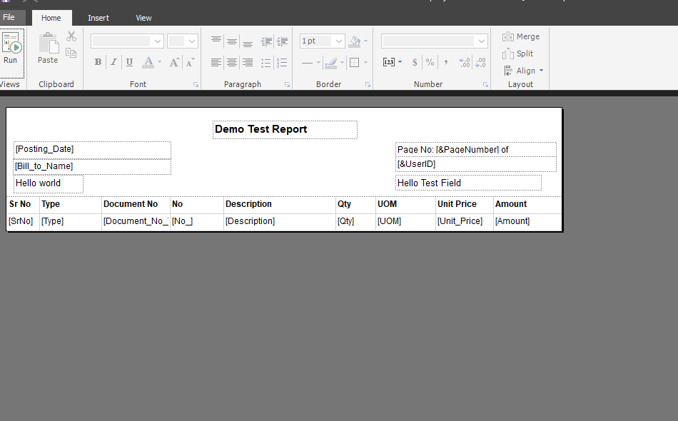 Create RDLC Report in BC 365 – Think360Erp