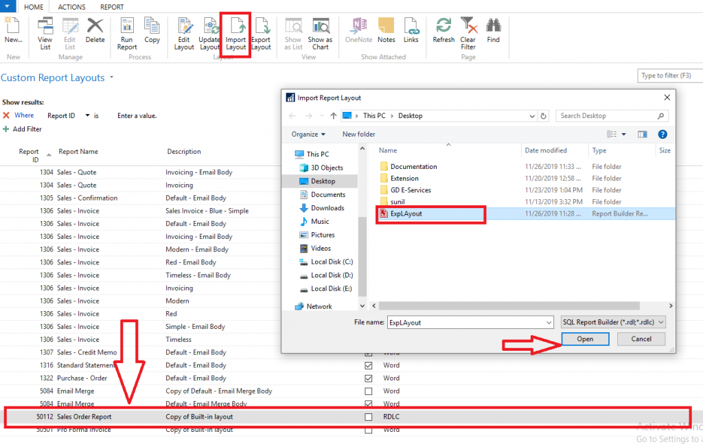 Create RDLC Report in BC 365 – Think360Erp