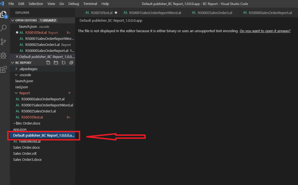 Create RDLC Report in BC 365 – Think360Erp