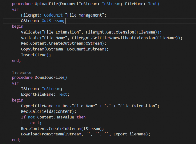 How To Upload and Download a File in Business Central using InStream ...
